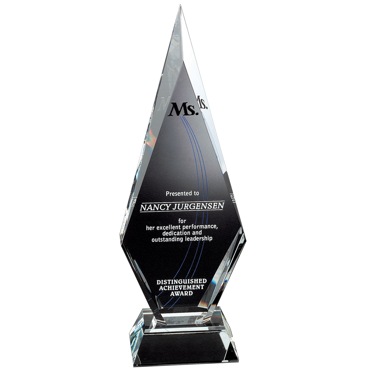 Solitaire Crystal Award – Cowart Awards