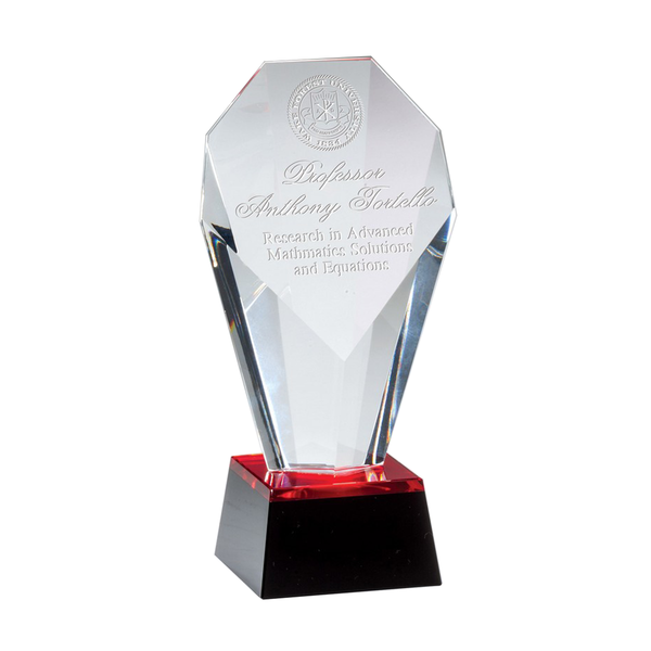 Crystal Slant Face Award – Cowart Awards