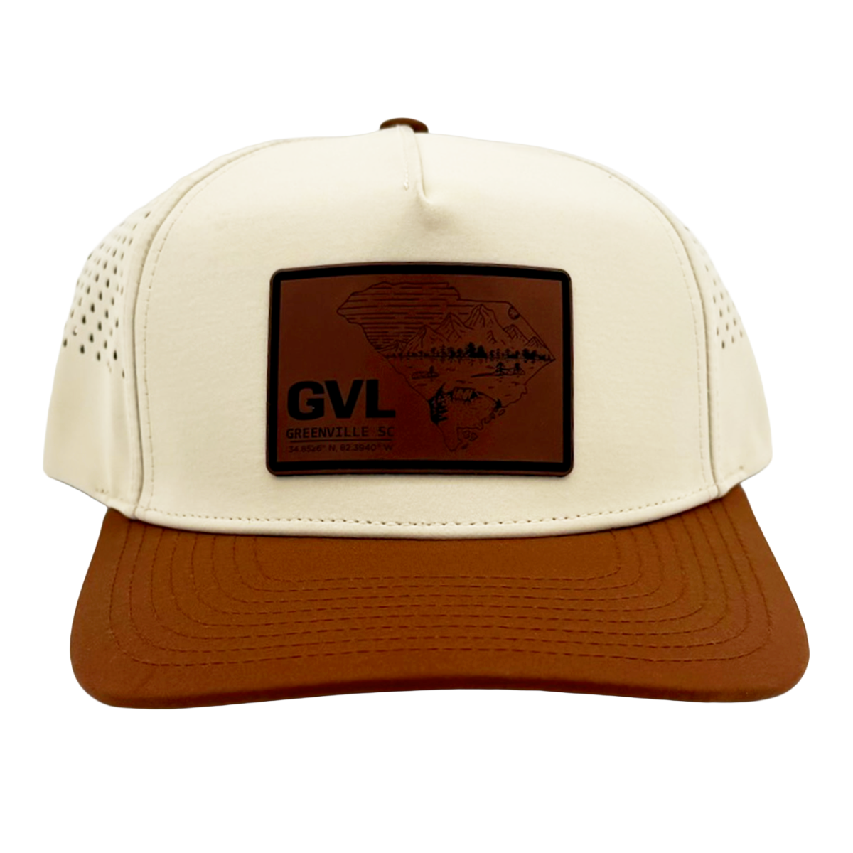 "GVL x Illustrated SC" Rectangular Patch Athletic Hat - 2 Color Option ...