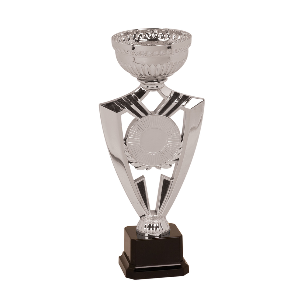 Silver Ribbon Cup Trophy with Insert Holder – Cowart Awards